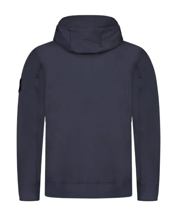 Stone Island Zip-up Drawstring Jacket With Logo Detail