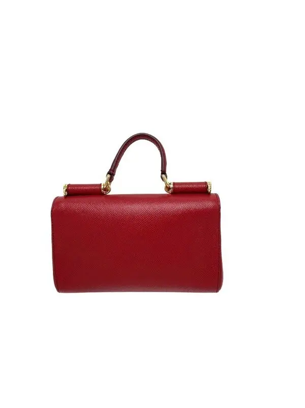 Dolce & Gabbana Leather Flap Shoulder Bag