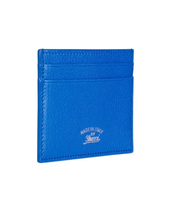Gucci Lira Card Case - Bright Blue
