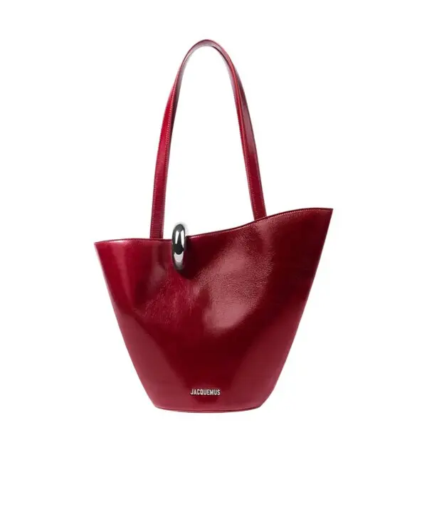 Jacquemus Le Bambola Moyen Bucket Bag - Red