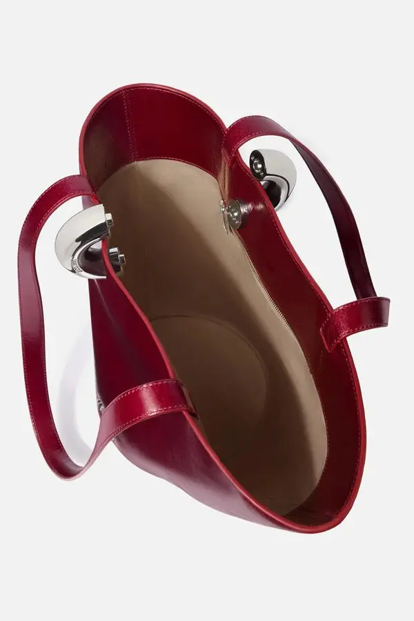 Jacquemus Le Bambola Moyen Bucket Bag - Red