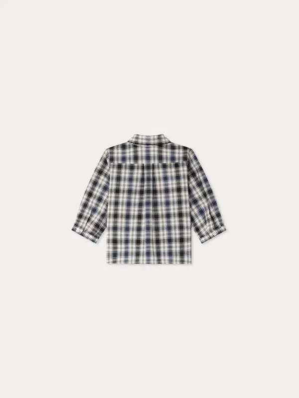 Bonpoint Checked Long-sleeve Shirt