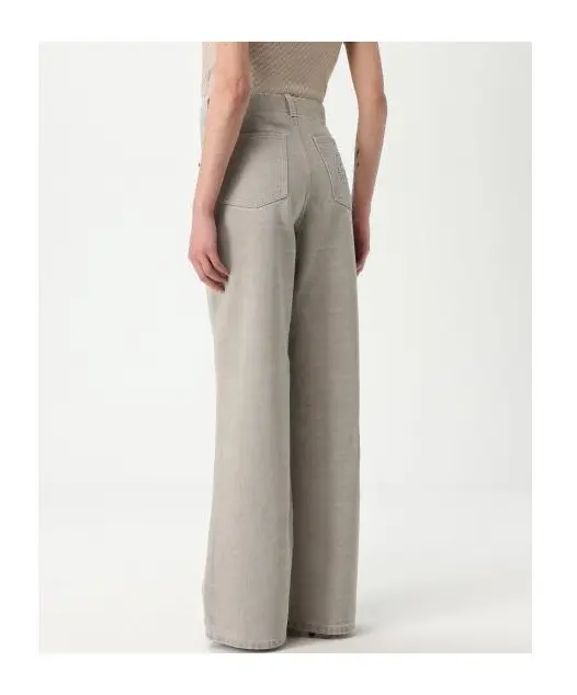 Fendi Logo Detailed Wide-leg Jeans