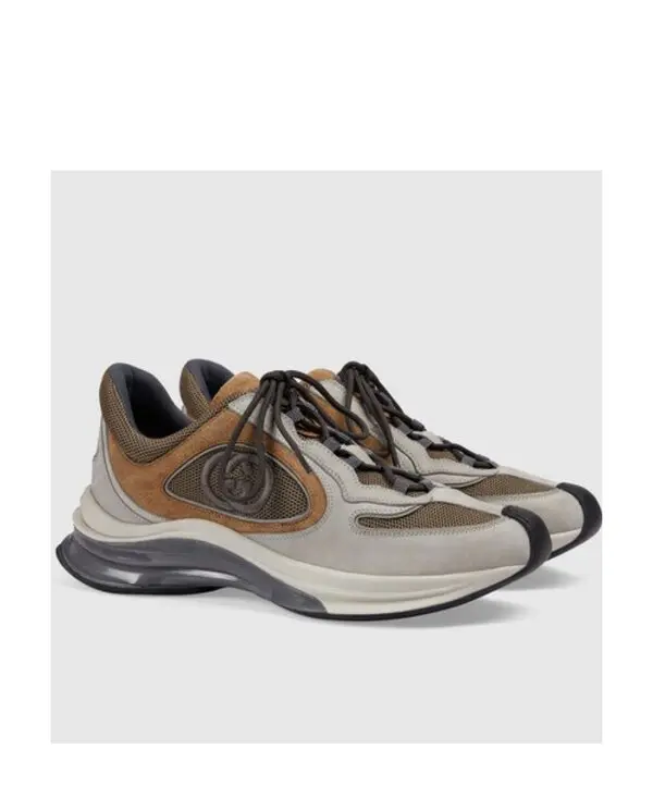 Gucci Run Interlocking G Low-top Sneakers - Multicolor