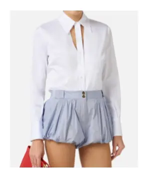 Elisabetta Franchi Cut-out Shirt