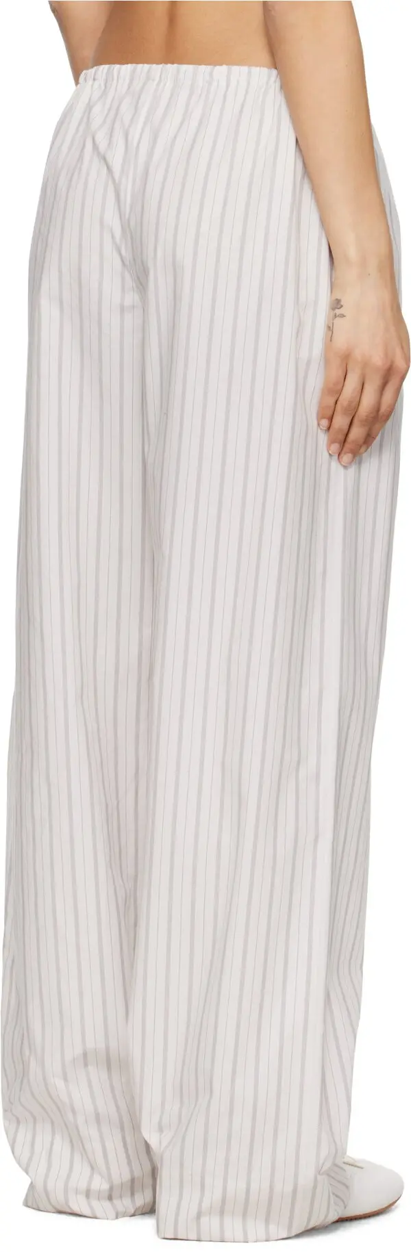 THE ROW Hypnosta Striped Wide-leg Pants