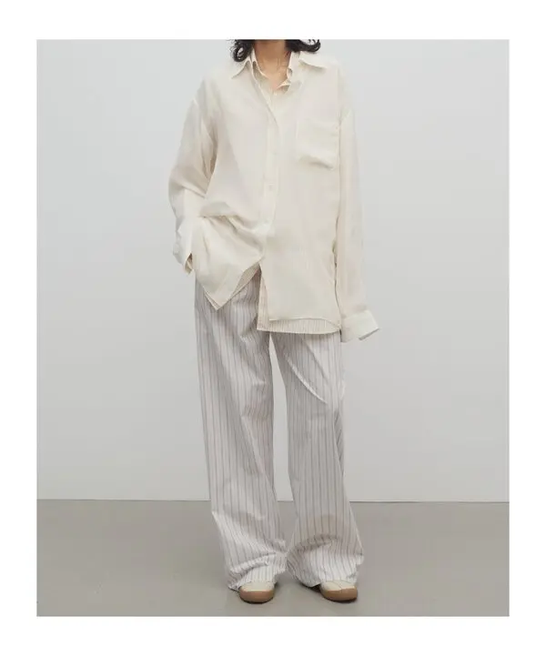 THE ROW Hypnosta Striped Wide-leg Pants