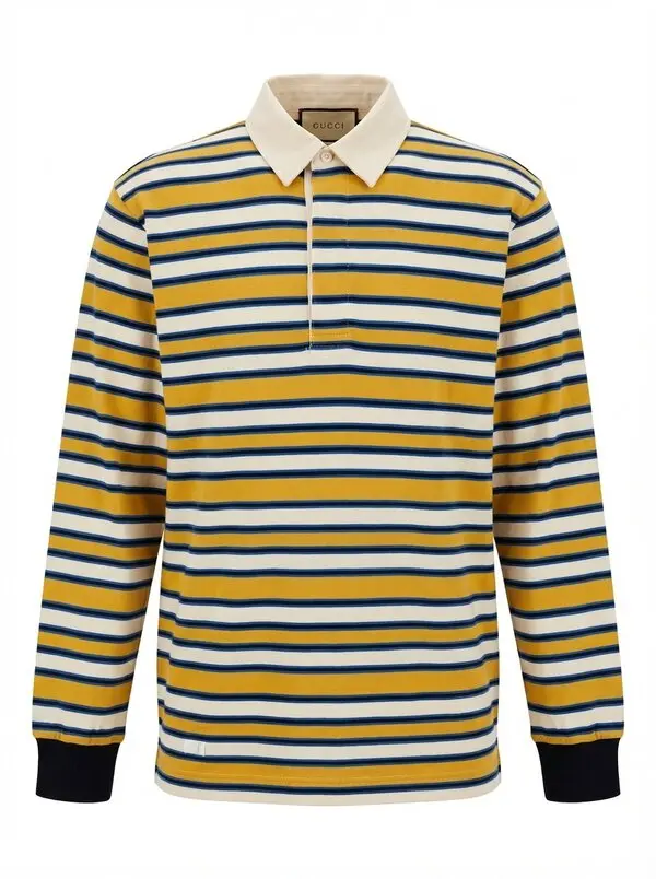 Gucci Striped Polo Shirt