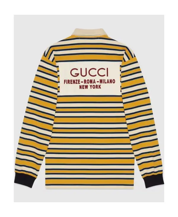 Gucci Striped Polo Shirt