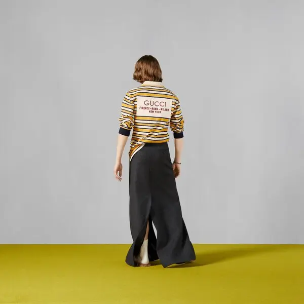 Gucci Striped Polo Shirt
