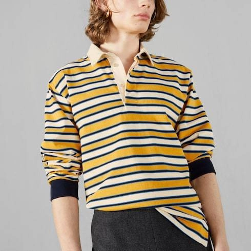Gucci Striped Polo Shirt