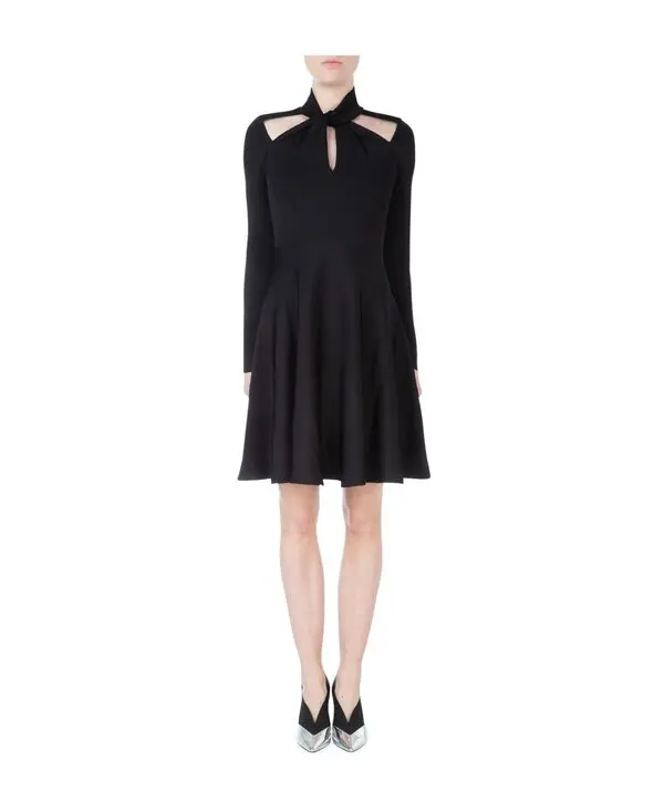 Givenchy Trumpet Dress With Cut-out Neckline