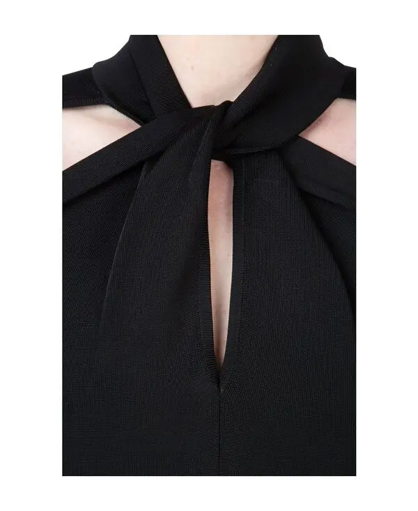 Givenchy Trumpet Dress With Cut-out Neckline