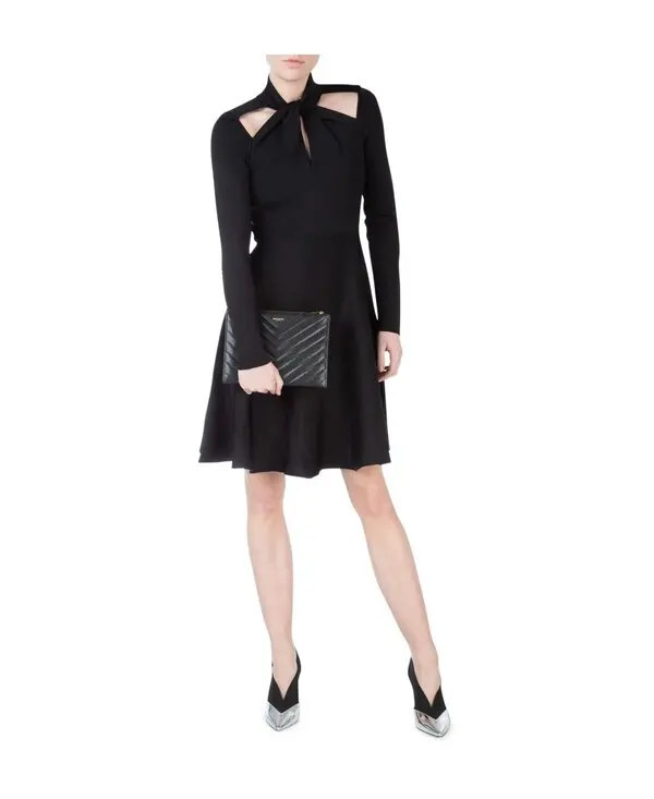 Givenchy Trumpet Dress With Cut-out Neckline