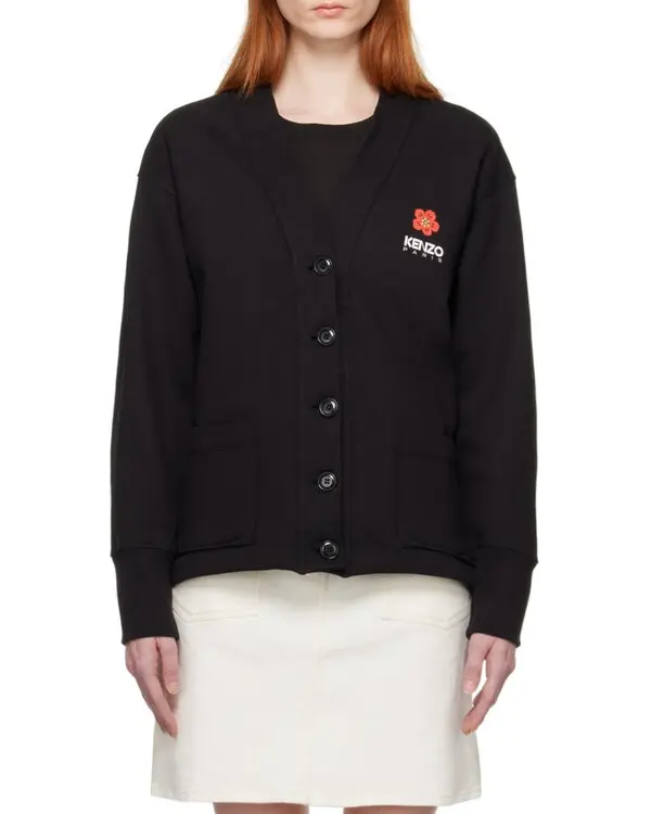 Kenzo Boke Flower Buttoned Cardigan