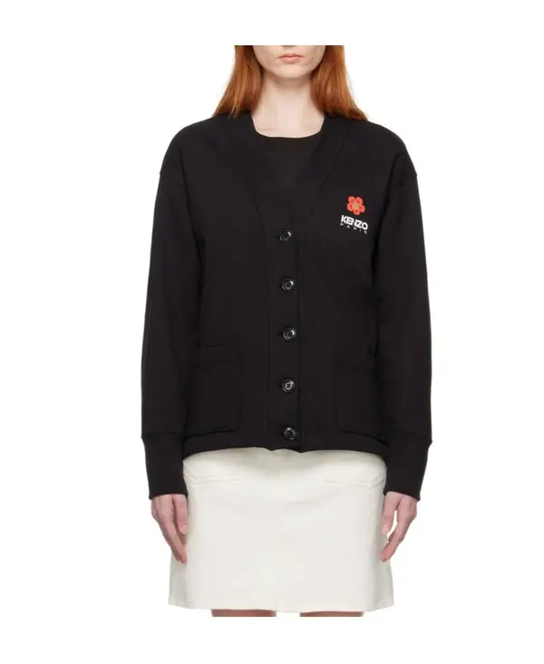 Kenzo Boke Flower Buttoned Cardigan