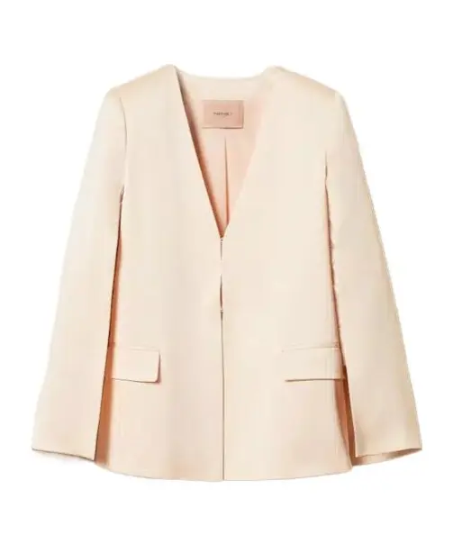 TWINSET Satin Cape Jacket