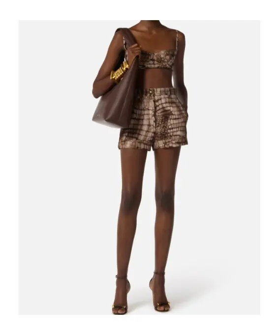 Elisabetta Franchi Printed Shorts