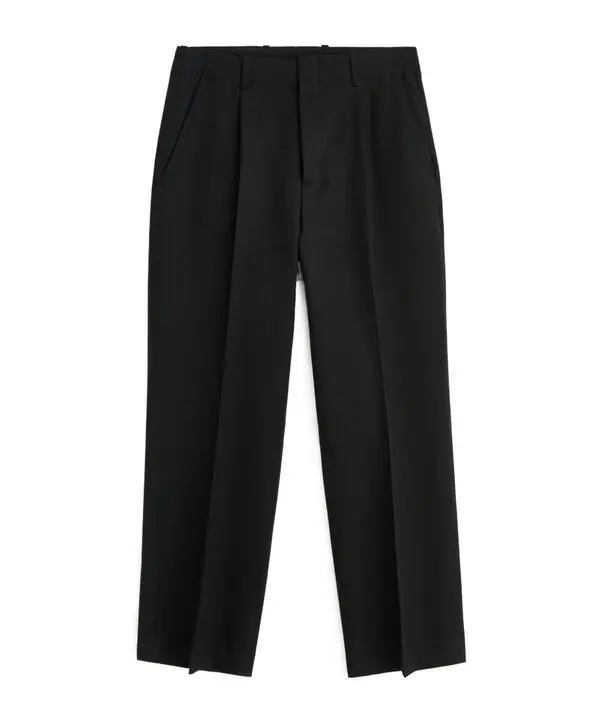 Our Legacy Borrowed Chino Pants - Coarse Black Gabardine