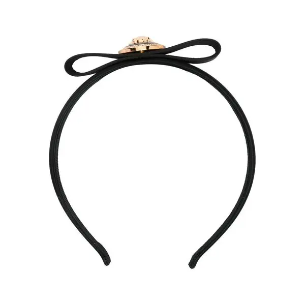 Versace Ribbon Headband - Black