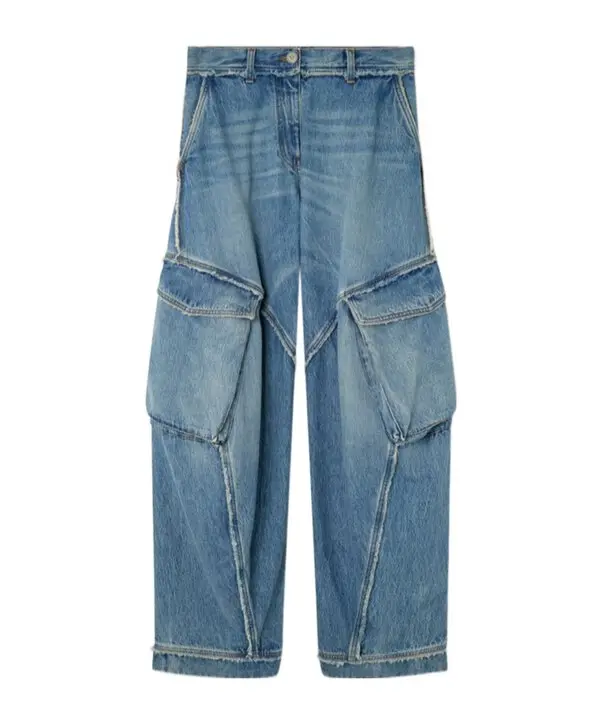 Versace Logo-rise Cargo Jeans