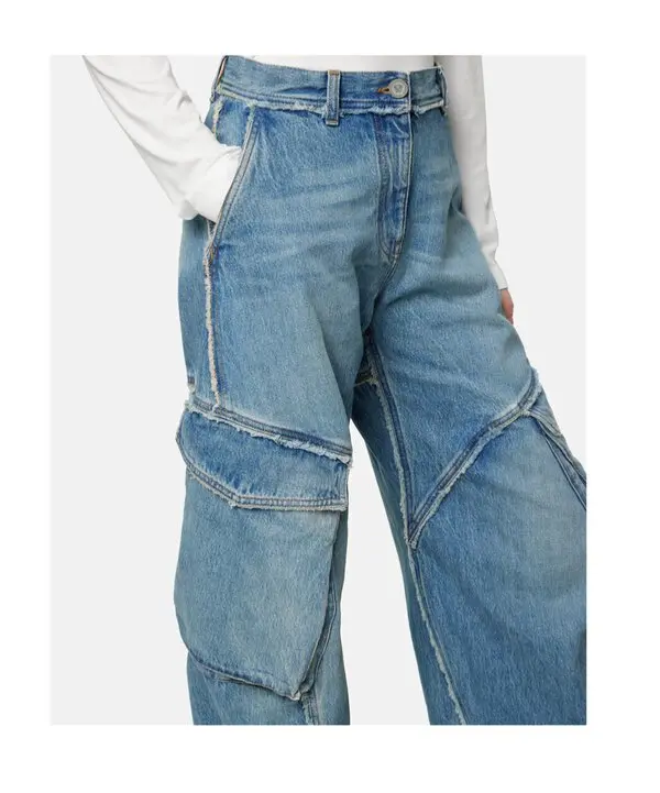 Versace Logo-rise Cargo Jeans