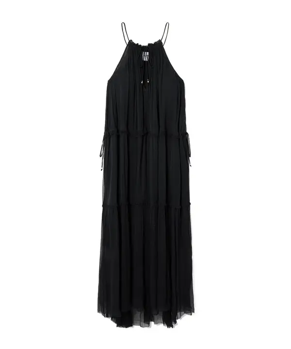 Isabel Marant Étoile Ruffled Tiered Chiffon Midi Dress