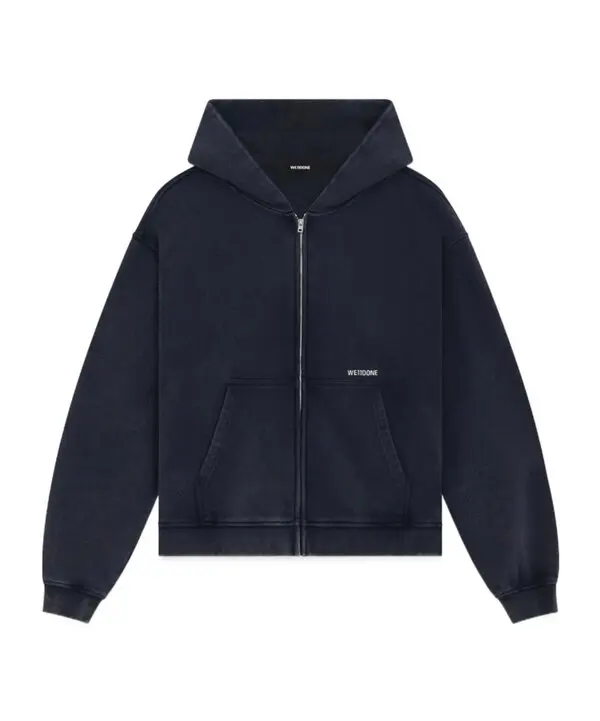 We11Done Zip Up Hooded Hoodie - No