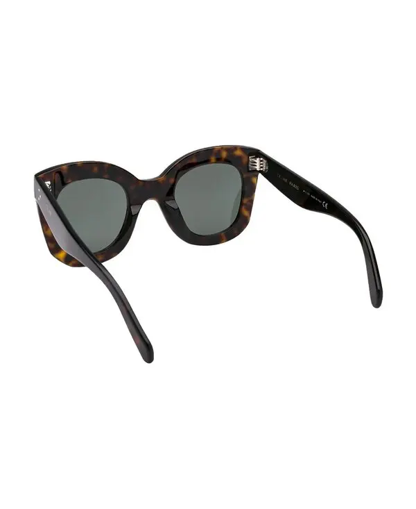 Celine Oversize Frame Sunglasses - Brown