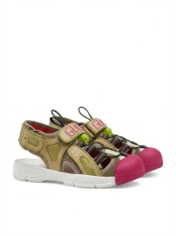Gucci Mesh Sandals - Multicolor
