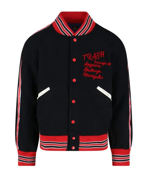 Needles Long-sleeved Buttoned Jacket With Embroidered Logo