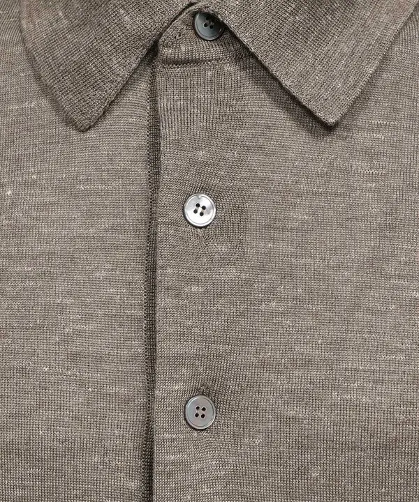 Zegna Short-sleeved Polo Shirt - Gray
