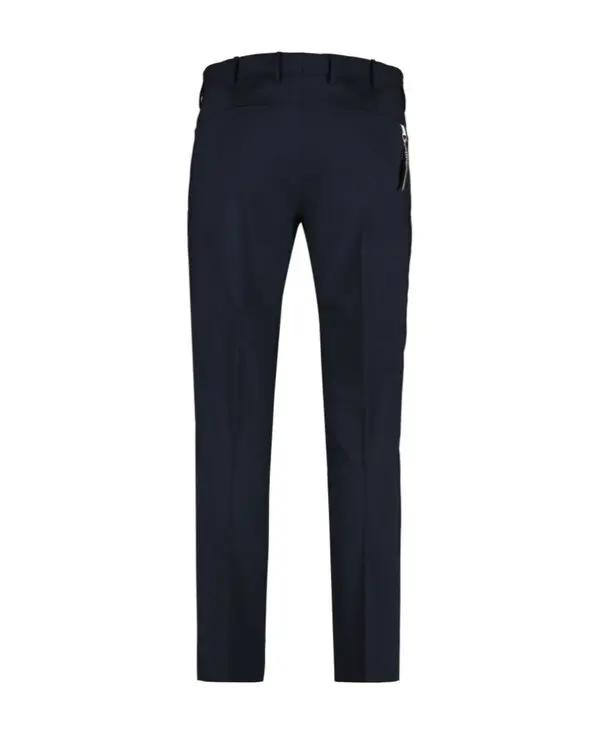 PT TORINO Tailored Cropped Trousers With Feather Detail - Black