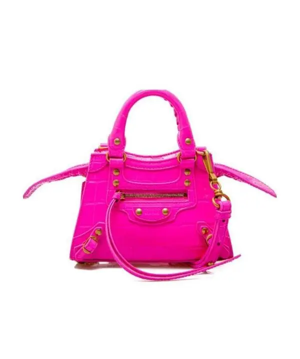 Balenciaga Crocodile Effect Handbag