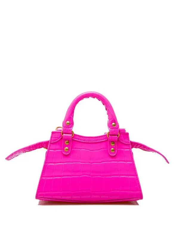 Balenciaga Crocodile Effect Handbag