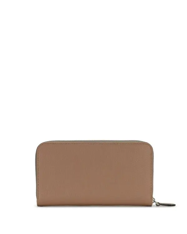 Bally Zipper Purse - Brown