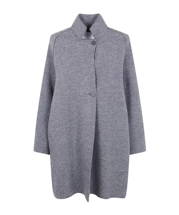 Harris Wharf London Raglan Sleeve Wool Coat