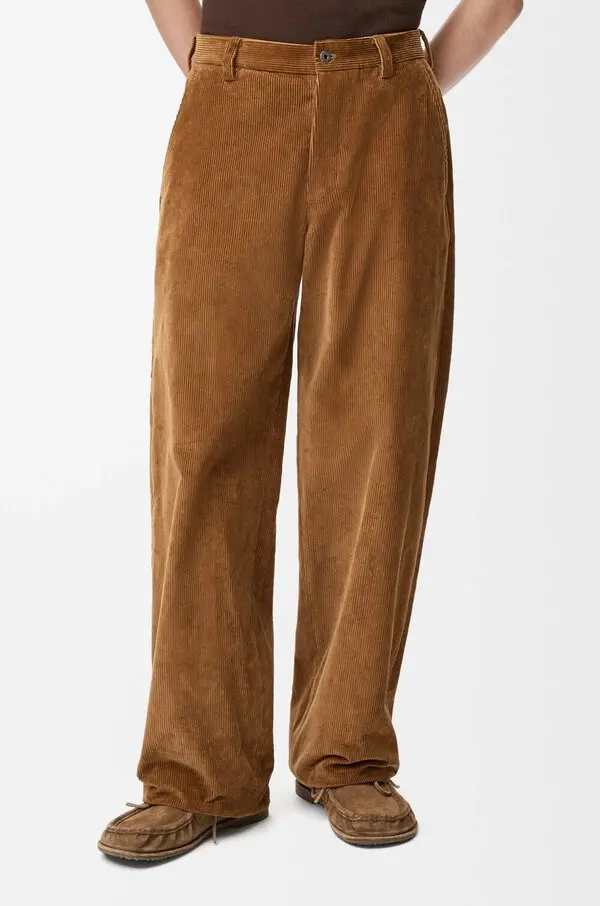 Loewe Wide-leg Corduroy Trousers