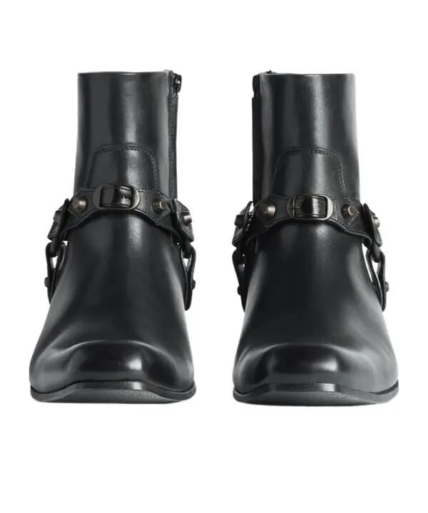 Balenciaga Memphis Harness Ankle Boots