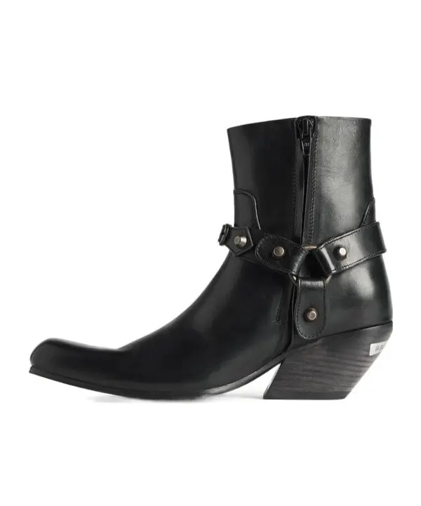 Balenciaga Memphis Harness Ankle Boots