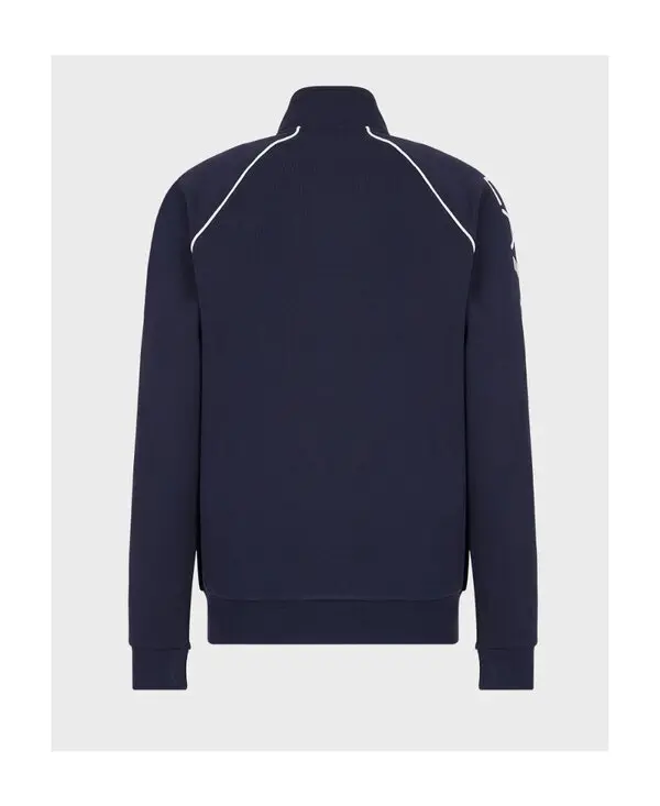 EA7 Zip-up Casual Jacket With Logo Detail