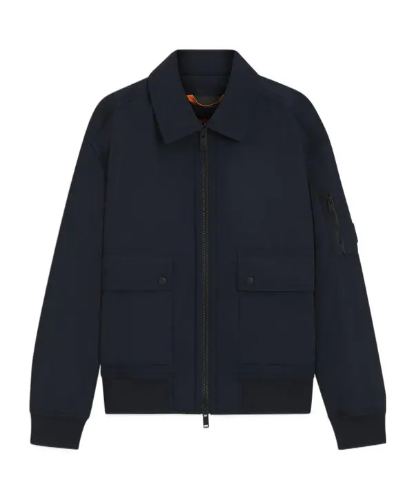 Hugo Boss Bomber Jacket With Patch Pockets