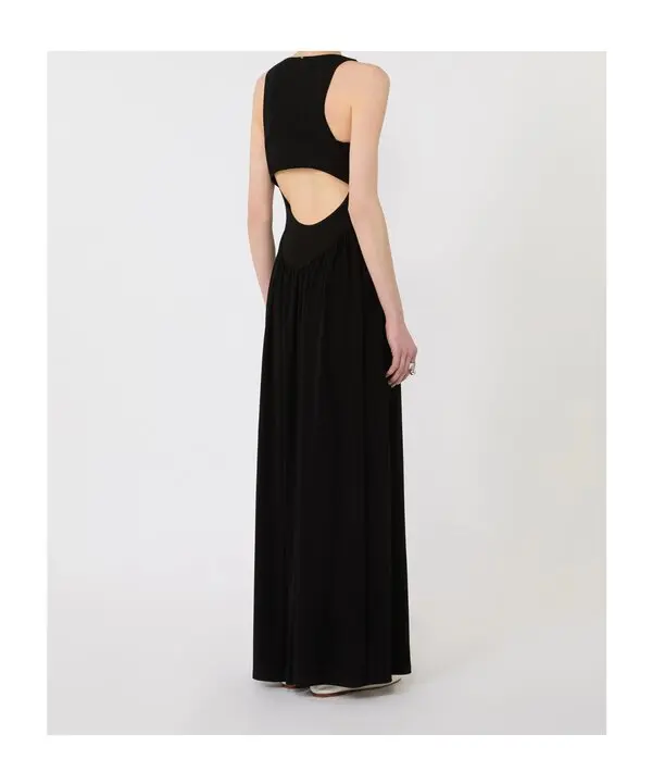 Sportmax Panino Cut-out Maxi Dress - Black