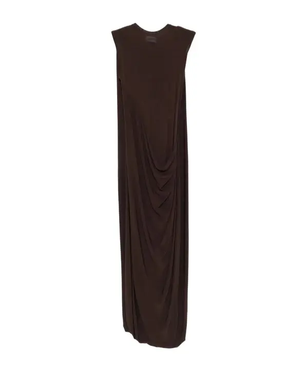 JEAN PAUL GAULTIER Sleeveless Draped Maxi Dress