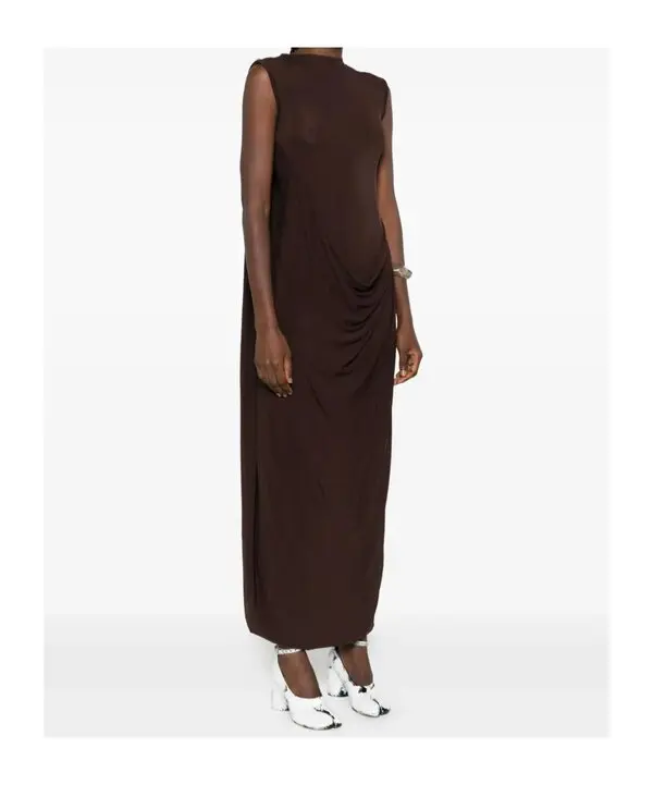 JEAN PAUL GAULTIER Sleeveless Draped Maxi Dress