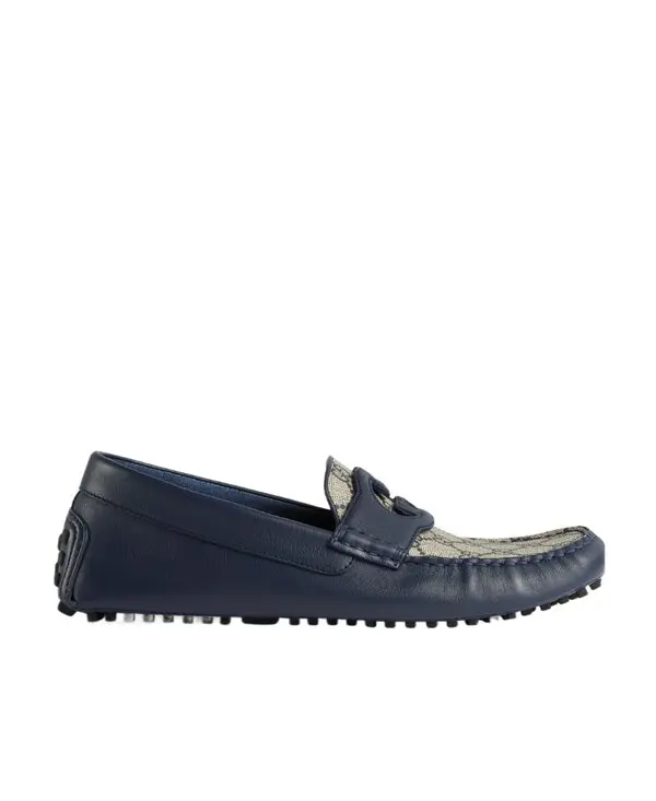 Gucci Interlocking G Driver Loafers - Black