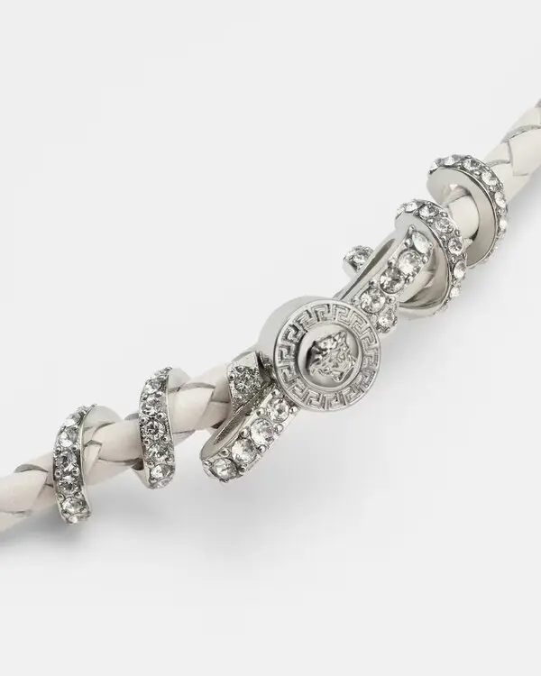 Versace Medusa Embellished Charm Bracelet