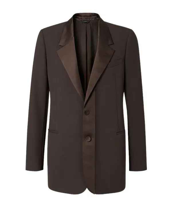 Fendi Single Breasted Tailored Blazer - Black