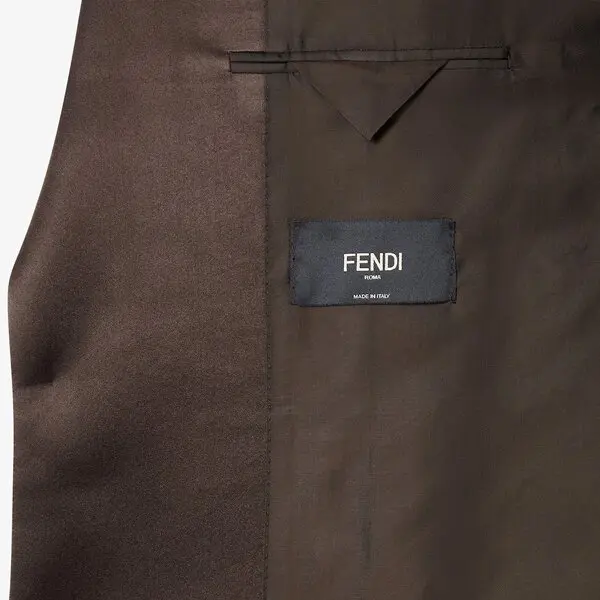 Fendi Single Breasted Tailored Blazer - Black