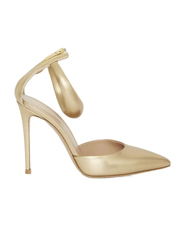 GIANVITO ROSSI Pointed-toe Ankle-strap Pumps